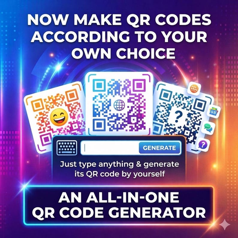Ultimate QR Code Generator Script | Custom Logo & Gradient QR Maker ...