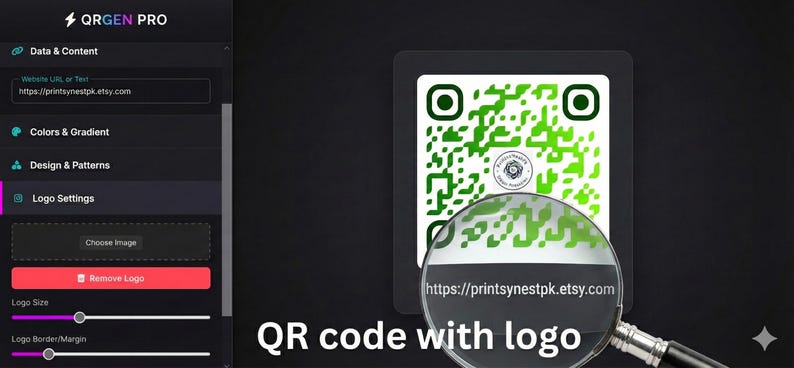 Ultimate QR Code Generator Script | Custom Logo & Gradient QR Maker ...