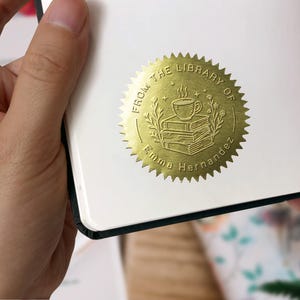 Personalized Book Embosser/custom Book Stamp/book Lover Gifts/christmas ...