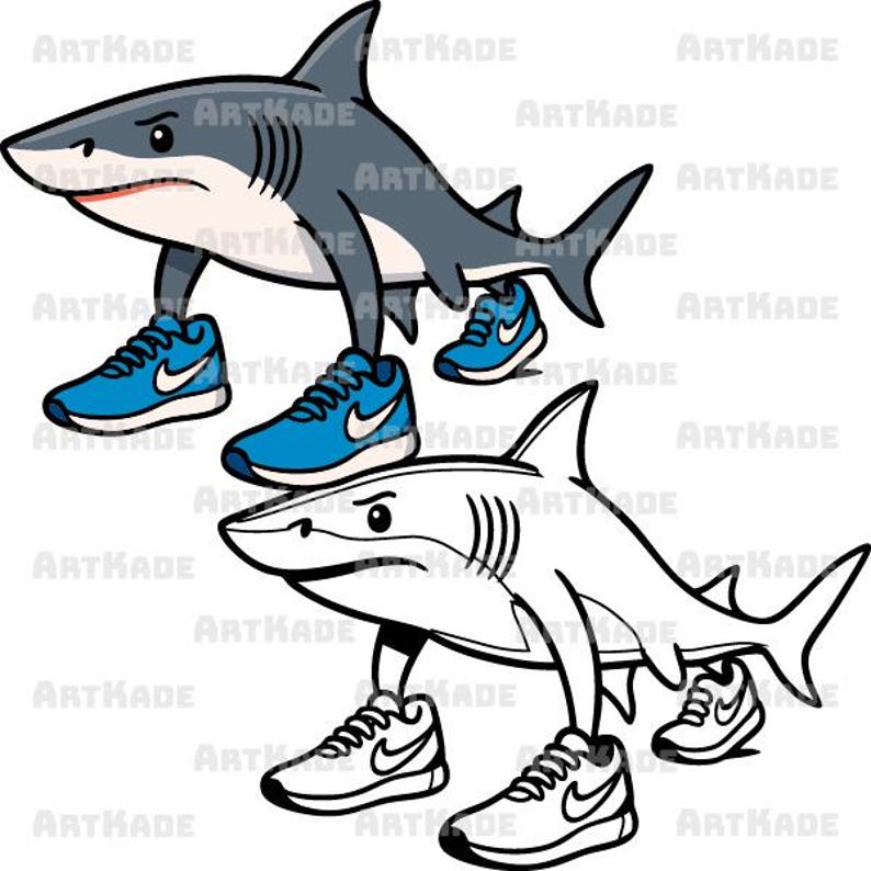 Tralalero Tralala Shark Image Files (AI, SVG, & PNG) - Etsy