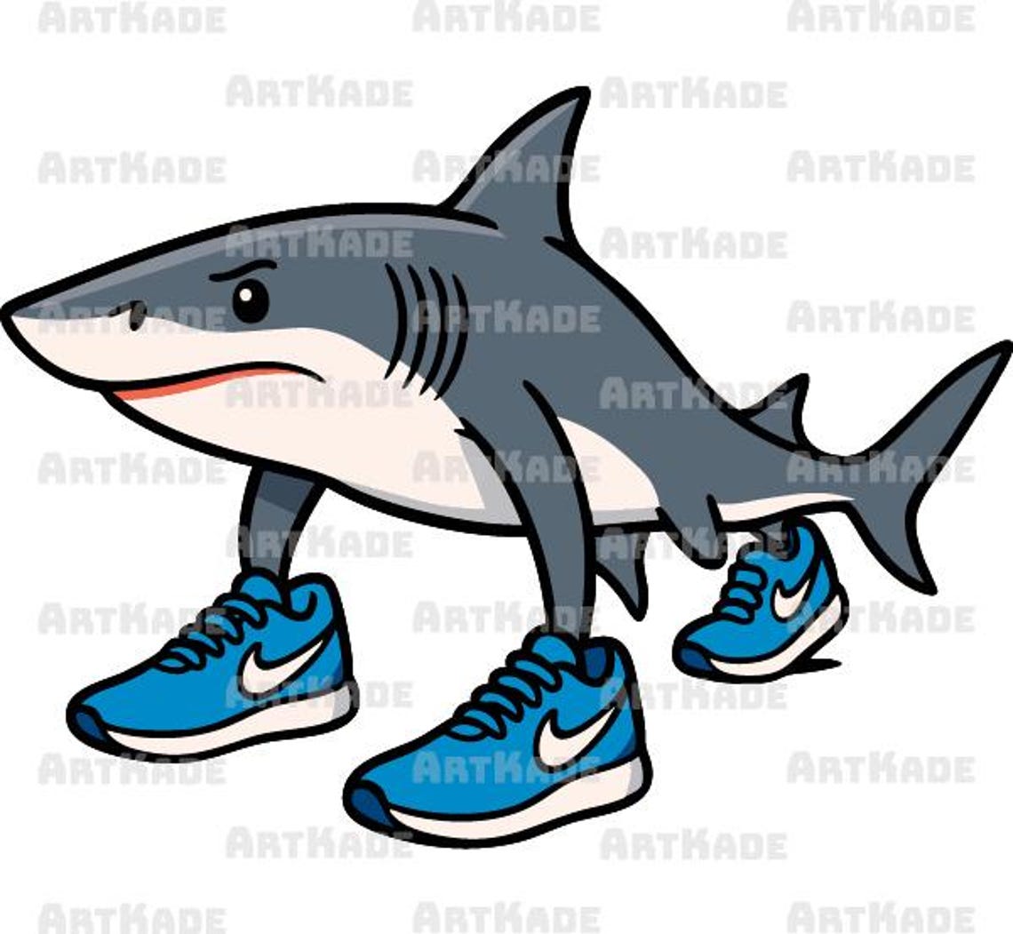 Tralalero Tralala Shark Image Files (AI, SVG, & PNG) - Etsy