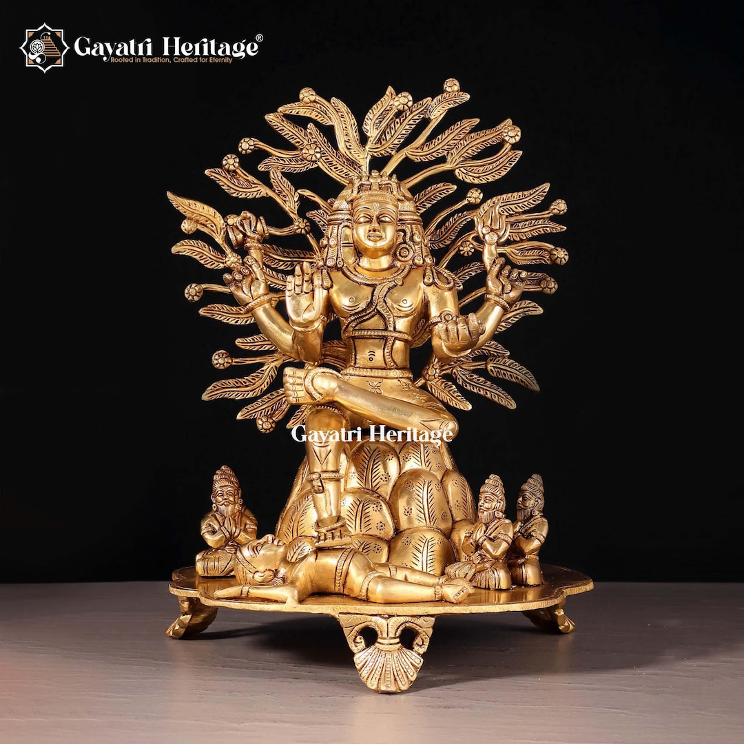 Brass Dakshinamurti Idol | Lord Shiva Guru Murti, Home Pooja Decor - Etsy