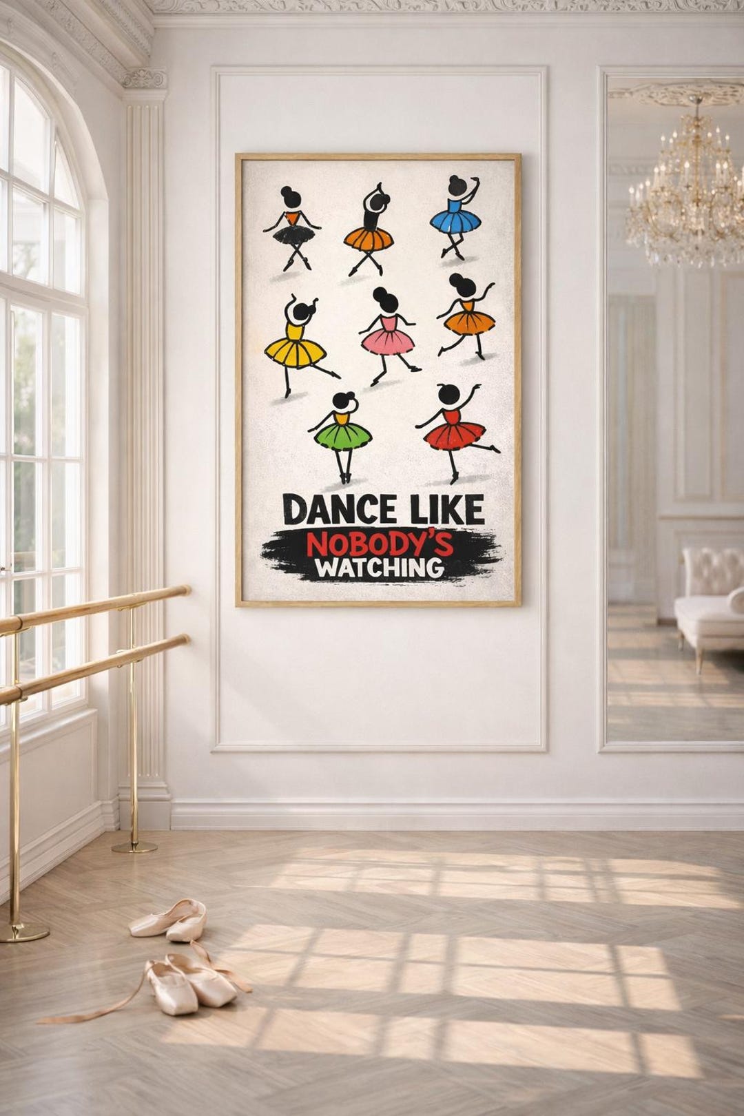Posh Dance Studio AI Art Prompts | Ballet Wall Art Mockup Prompts ...