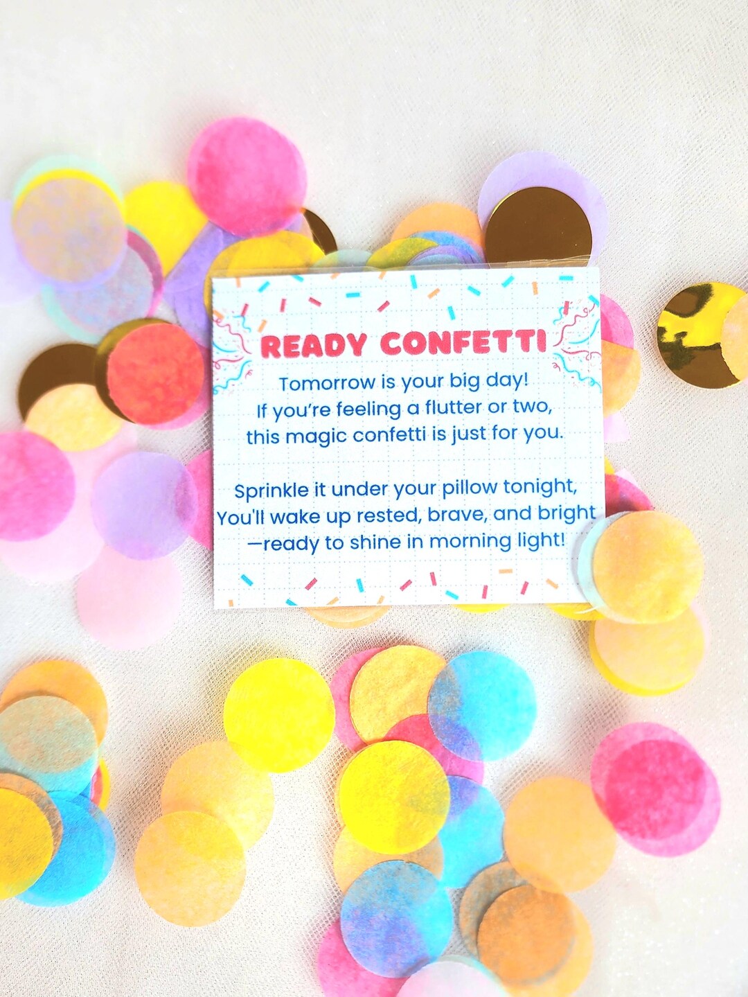 Ready Confetti | Back to School Confetti | Student Gift | Cute ...
