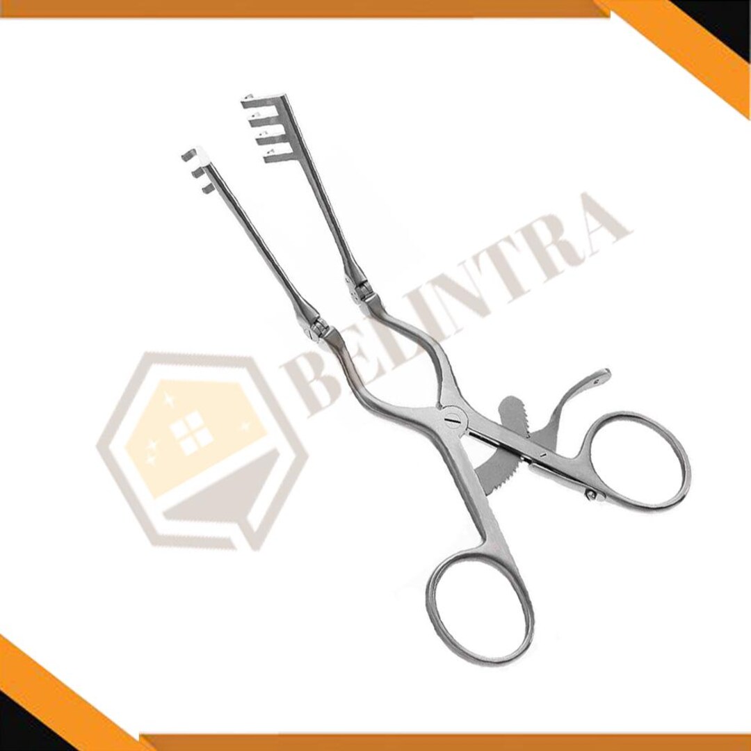Beckman-weitlaner Style Retractor Tool – 3x4 Prongs, Sharp & Blunt Tips ...