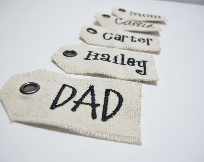 Embroidered Name Tag Large Size for Personalization for - Etsy