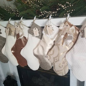 Gold Sparkly Stockings Choose 1 Stocking Create your own | Etsy