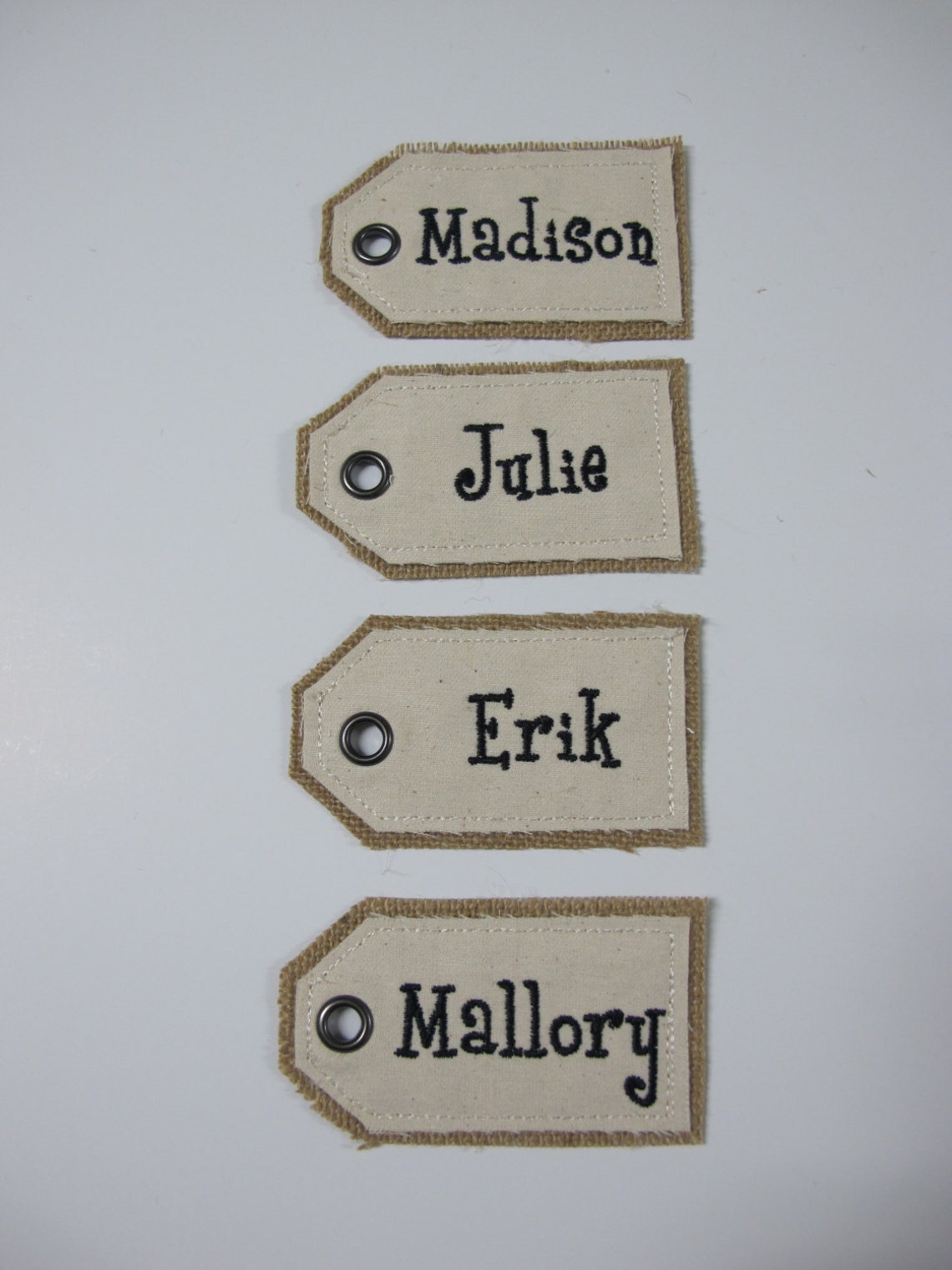 Embroidered Name Tag for Personalization for Stockings Gifts | Etsy