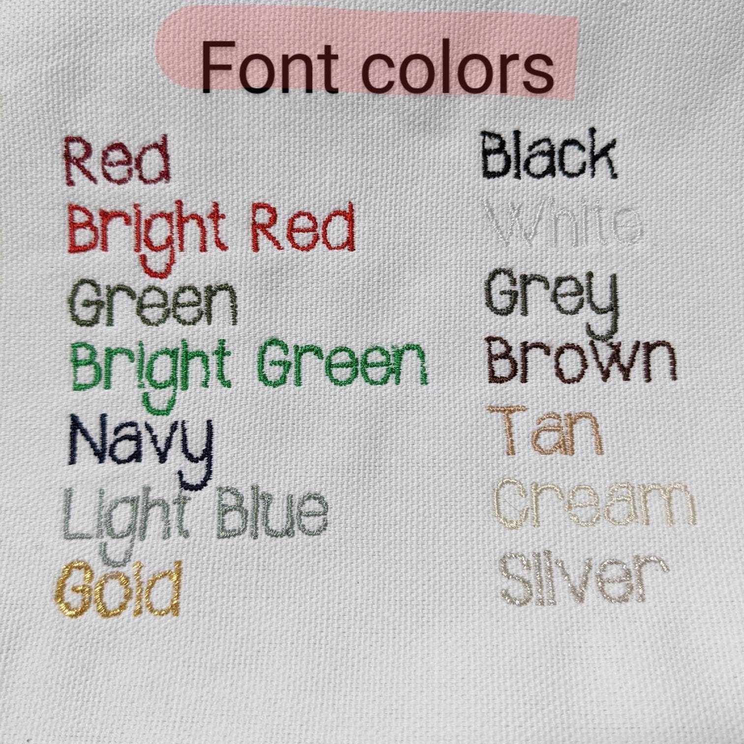 Embroidered Name Tag for Personalization for Stockings Gifts | Etsy