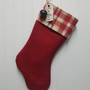 Choose 1 Christmas Stocking Farmhouse Christmas Country Stocking You ...