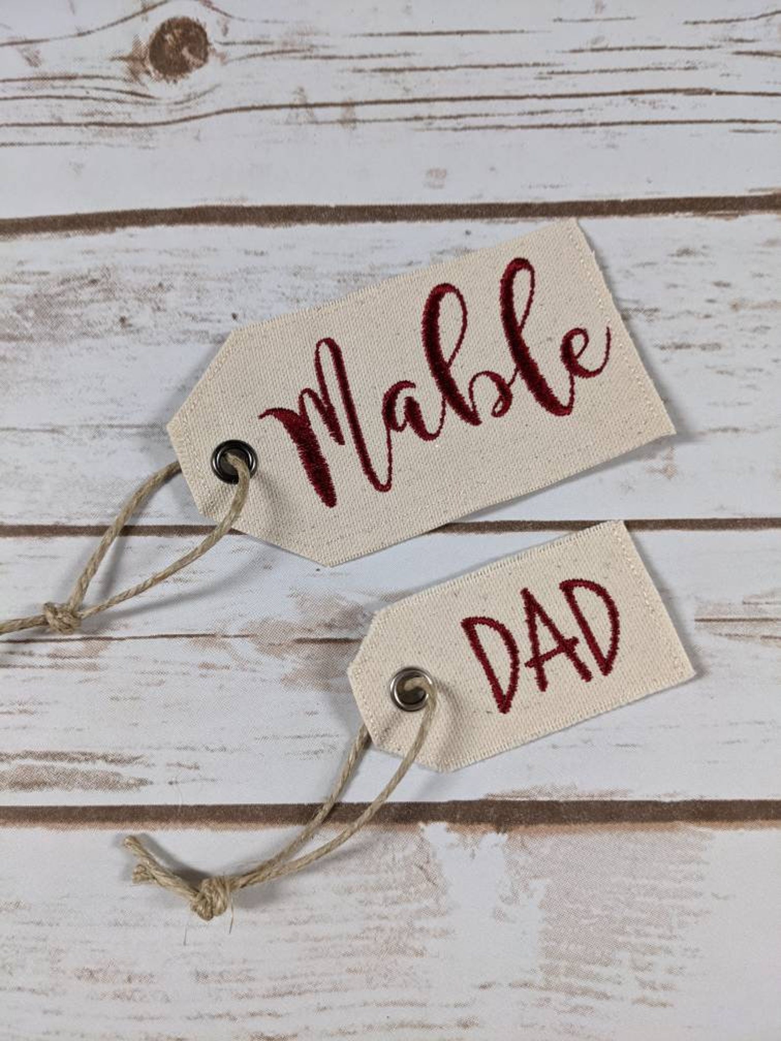 Embroidered Name Tag Large Size for Personalization for - Etsy