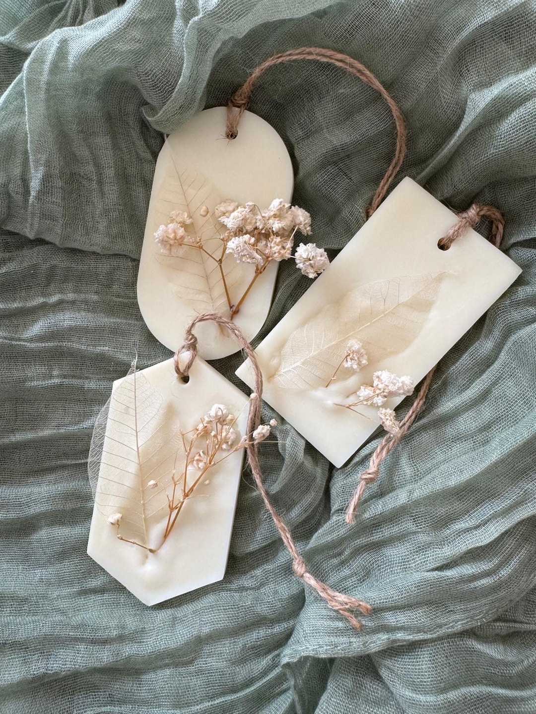 Set of 3 Botanical Soy Wax Sachet Vegan Closet Air Freshener - Etsy