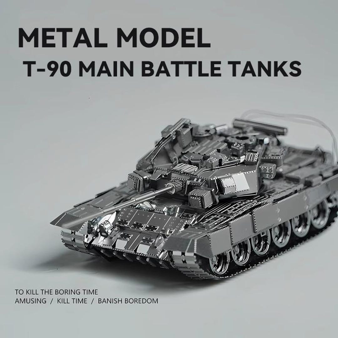 T9 Tank 3D Metal Puzzle: DIY Military Model Kit - Etsy