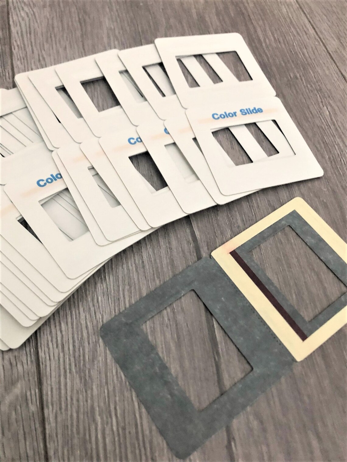 Cardboard Projector Slide Mounts Frames Color Slide - Etsy