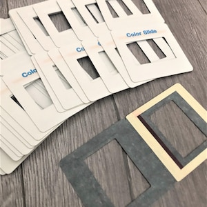 Cardboard Projector Slide Mounts Frames Color Slide - Etsy