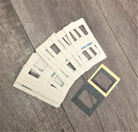 Cardboard Projector Slide Mounts Frames Color Slide - Etsy