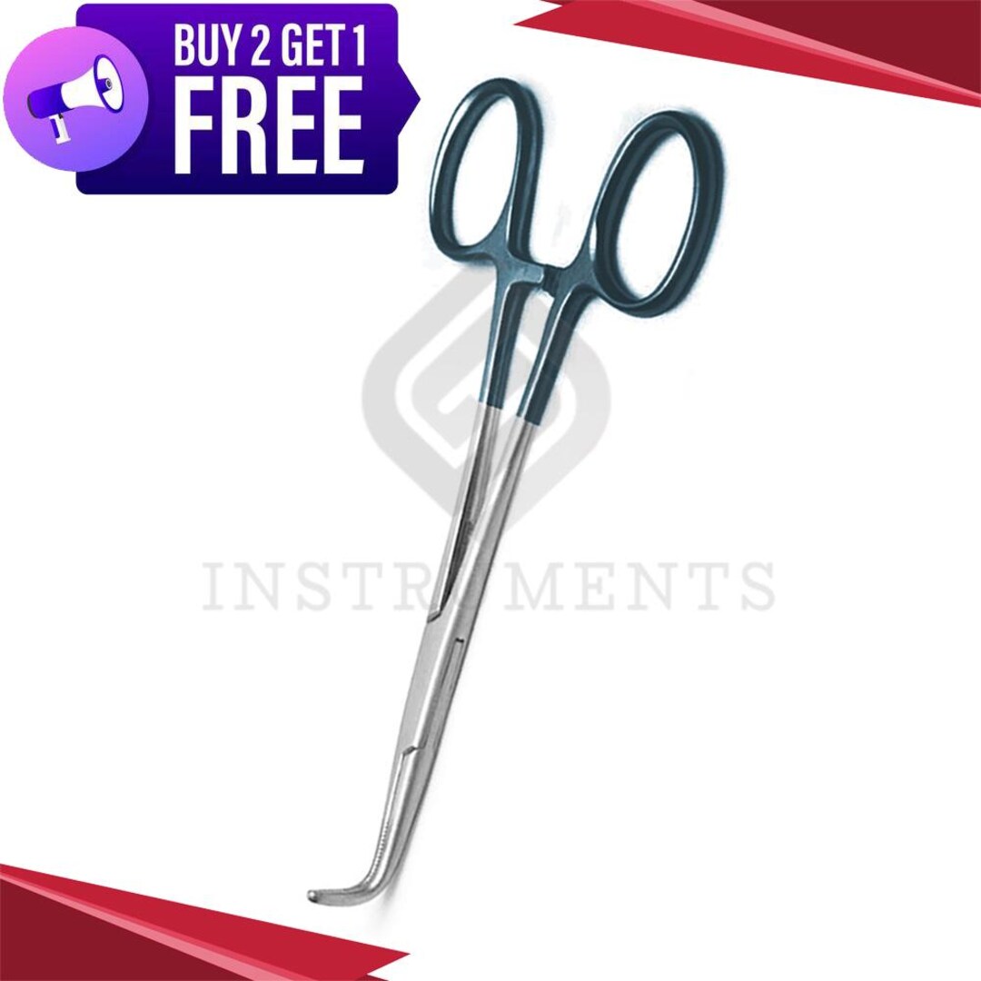 Stainless Steel Hemostatic Forceps: Right Angle Surgical Clamp, 14cm - Etsy