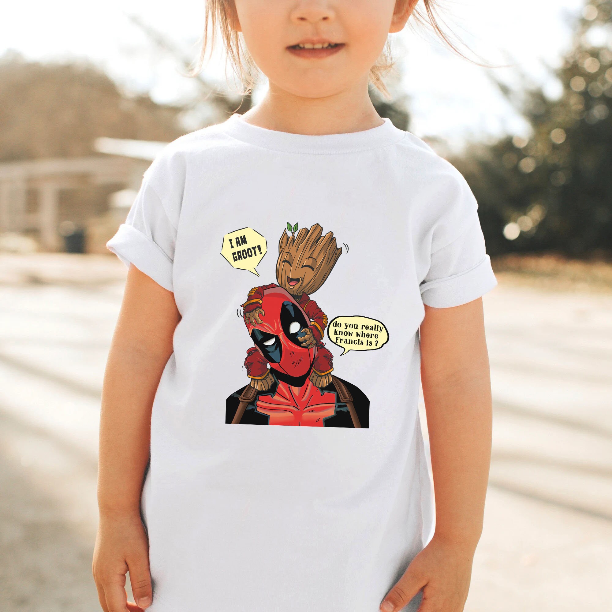 Deadpool And Groot Friends T-Shirt, Baby Groot Shirt Designed & Sold By ...