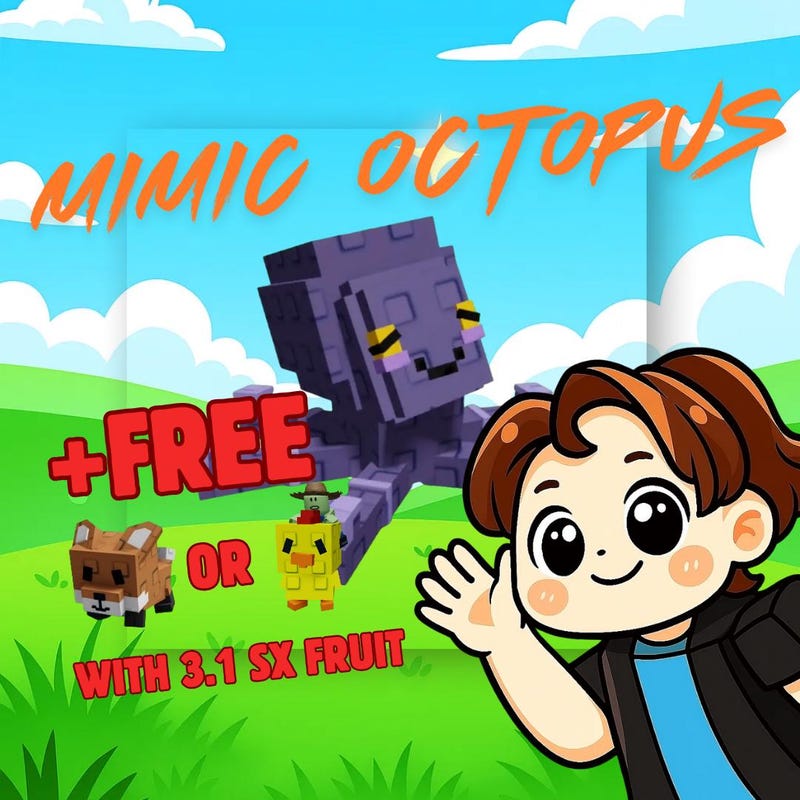 Roblox Mimic Octopus - Etsy