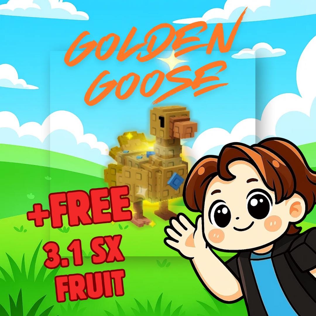 Golden Goose|| Grow a Garden - Etsy