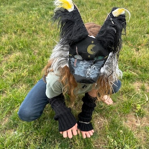 Therian Moon Wolf Mask - Etsy