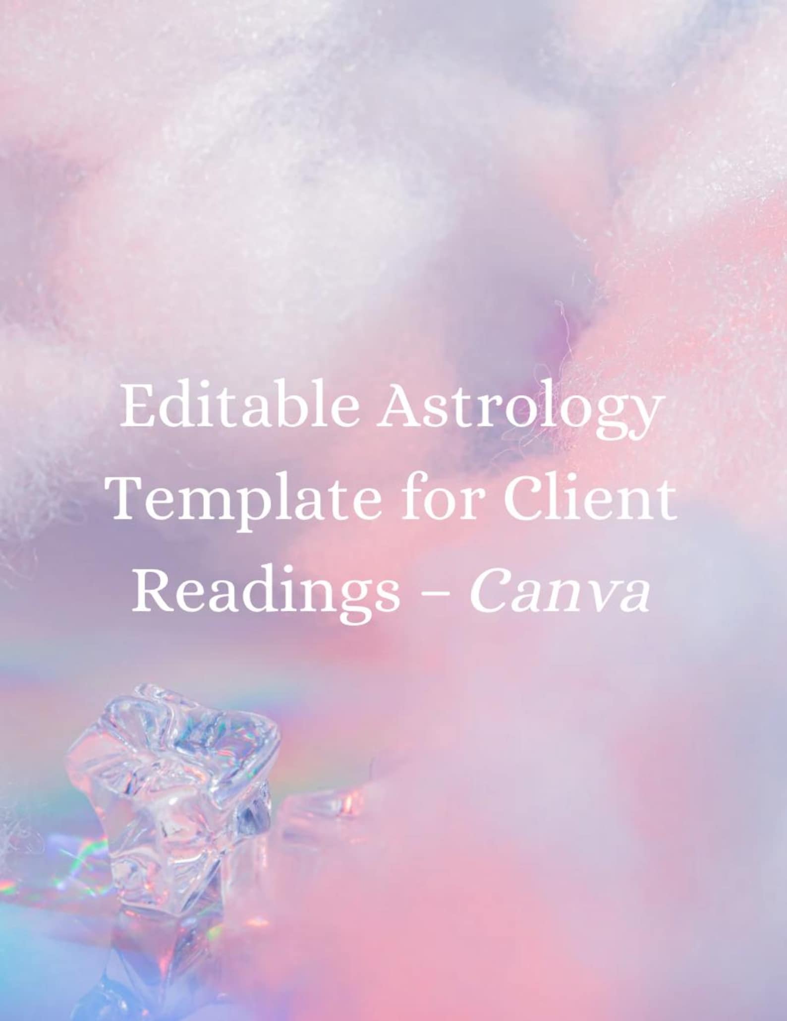 Editable Astrology Reading Template | Natal Chart Client Workbook ...