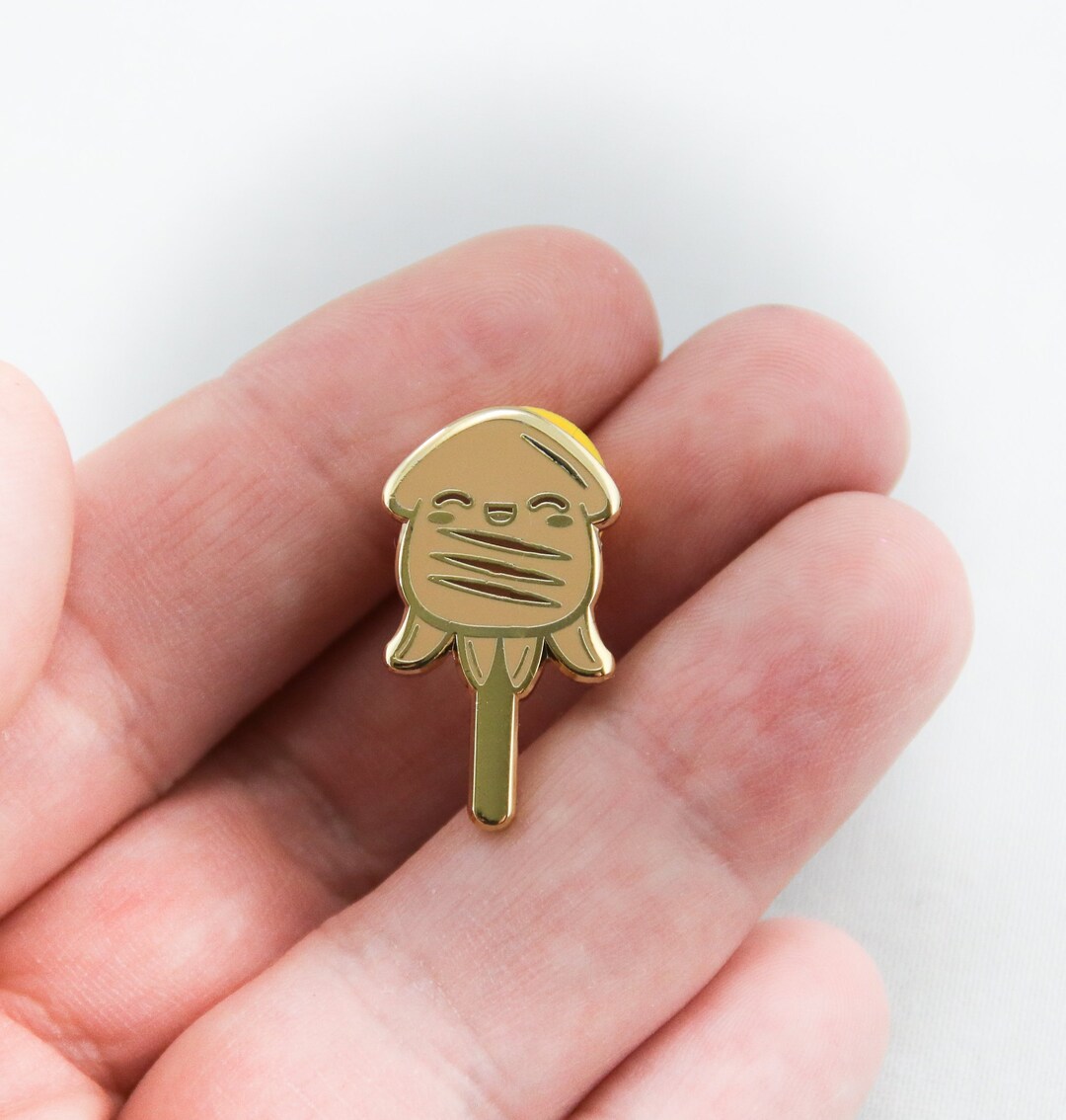 Grilled Squid Hard Enamel Pin - Etsy