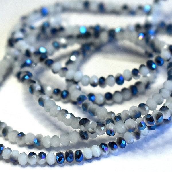 Blue White Beads - Etsy