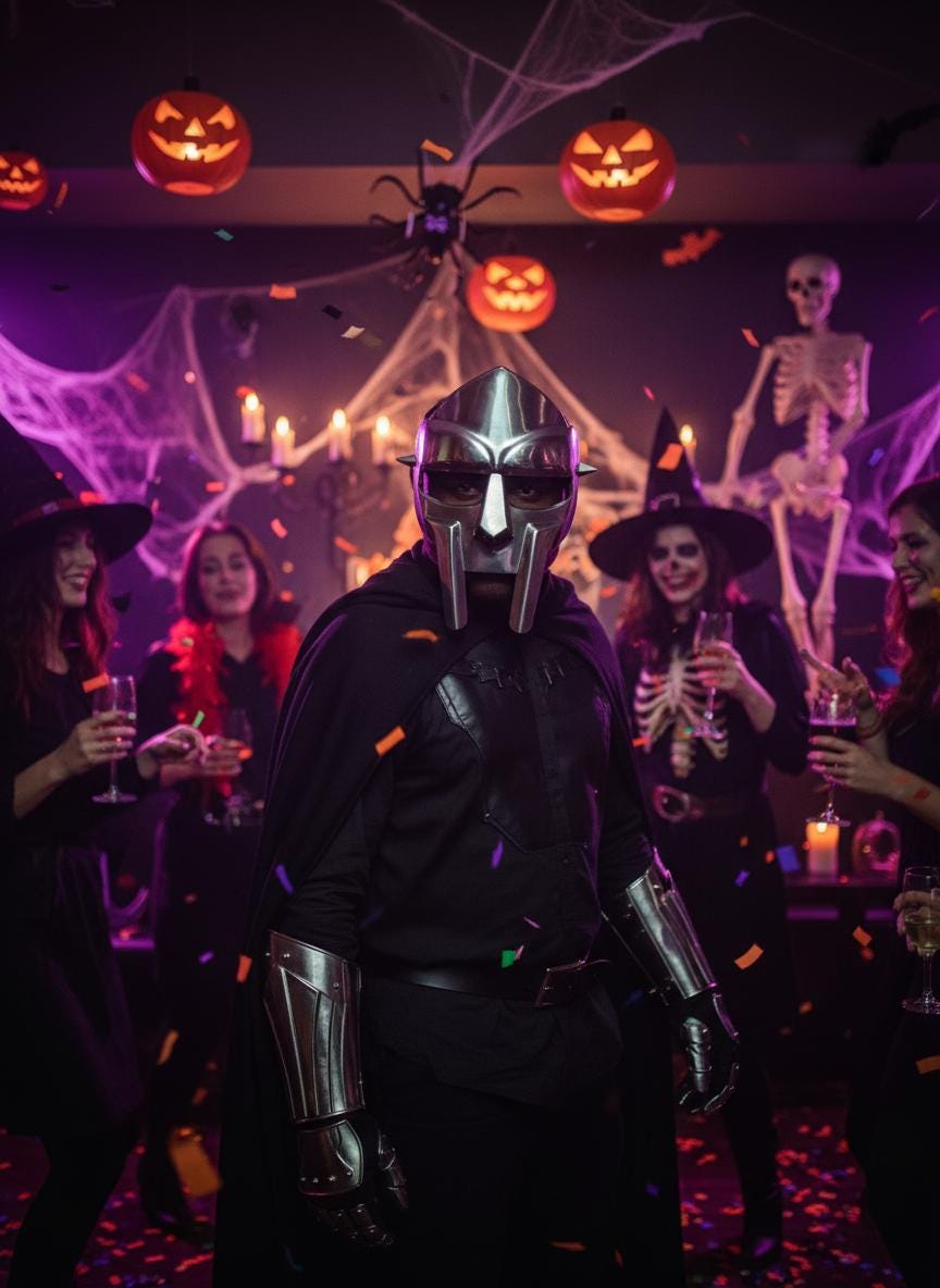 MF DOOM Inspired Mask | Madvillain Face Armor | Hand-forged Medieval ...