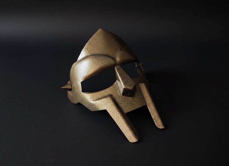 MF DOOM Inspired Mask | Madvillain Face Armor | Hand-forged Medieval ...
