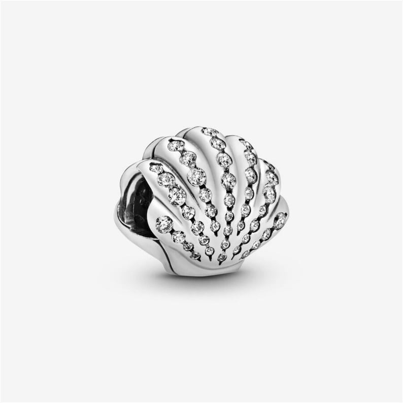 Ariel Shell Silver Charm,925 Sterling Silver Charm,compatible With ...