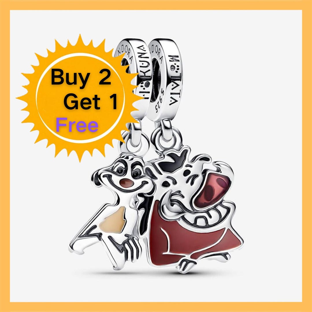 The Lion King Timon & Pumbaa Splittable Dangle Charm | Disney ...