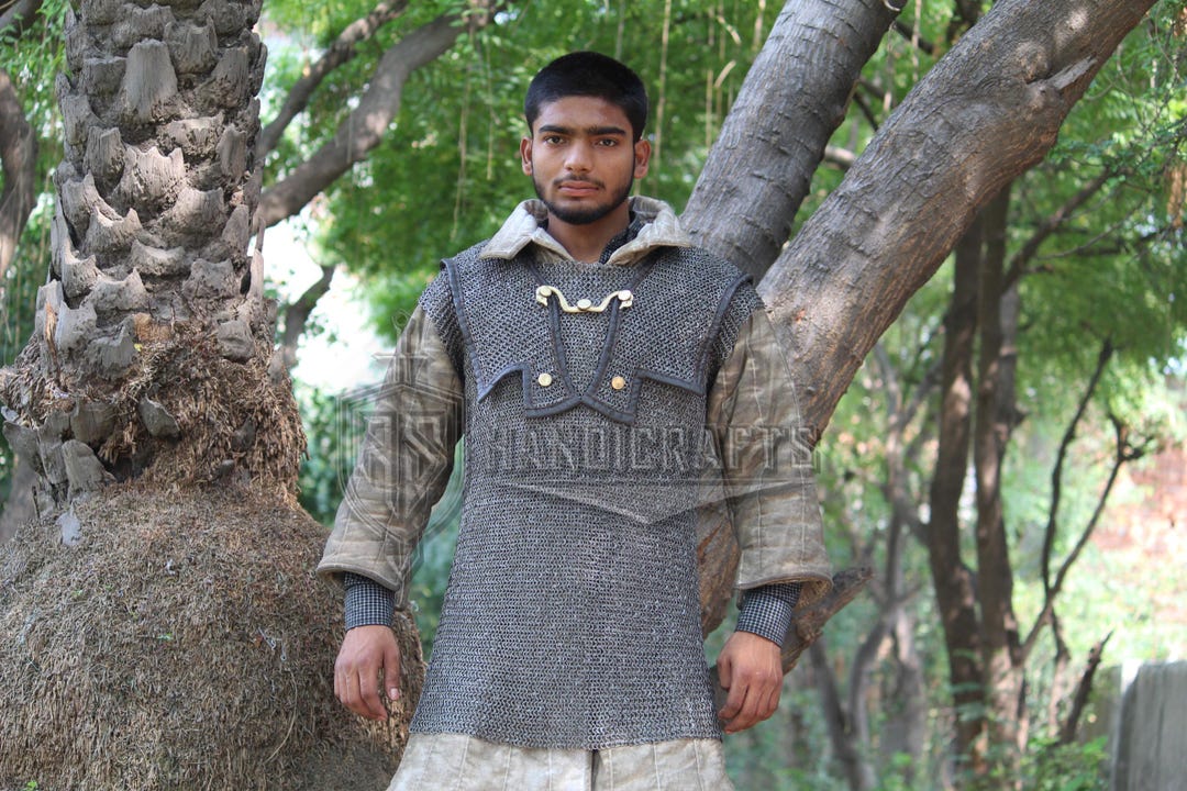 Riveted Chainmail Lorica Hamata: 18 Gauge Mild Steel Roman Armor - Etsy