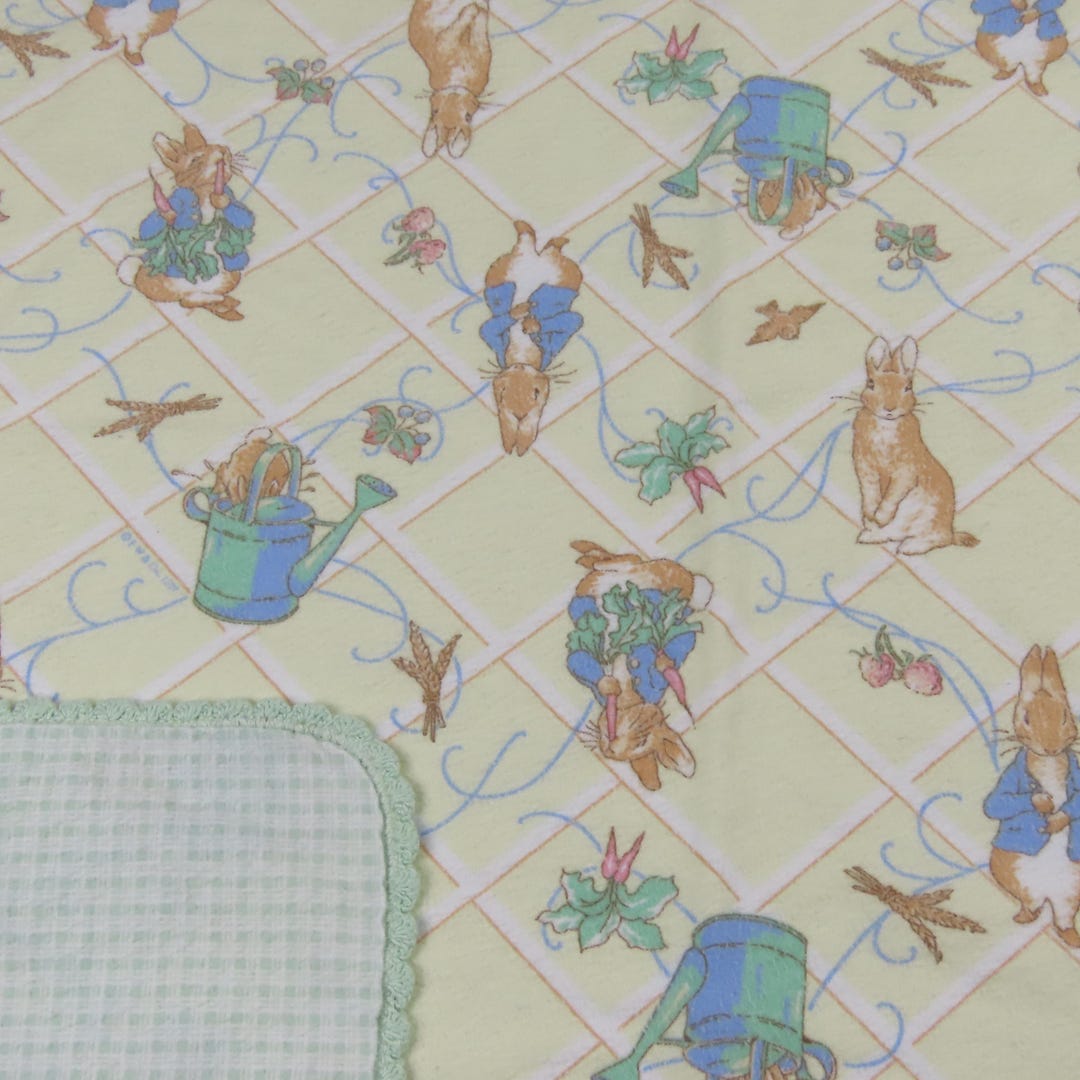 Vintage Beatrix Potter Small Blanket - Etsy
