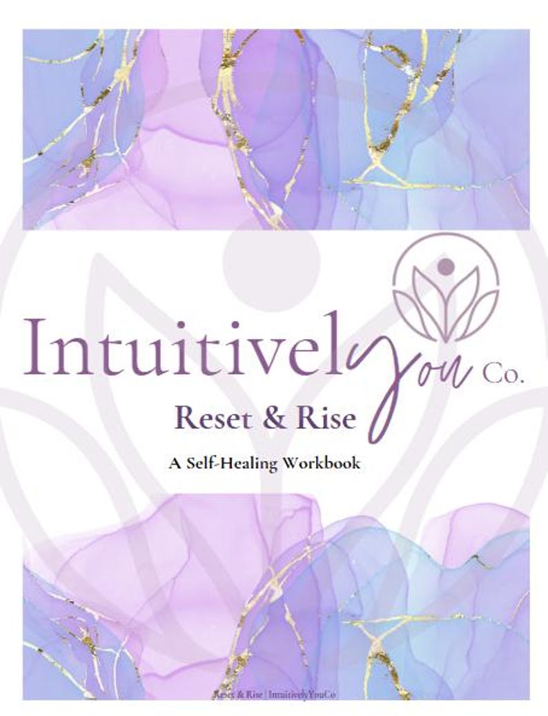 Self-healing Workbook Printable • Daily Check-ins, Mood Tracker ...