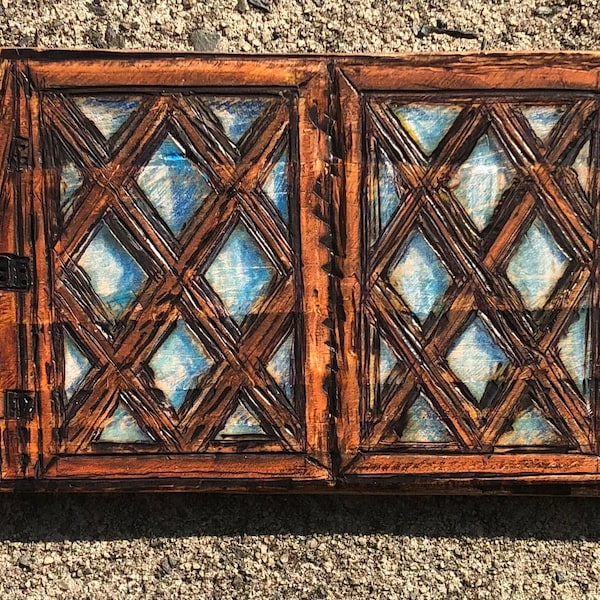 Diamond Pane Windows - Etsy