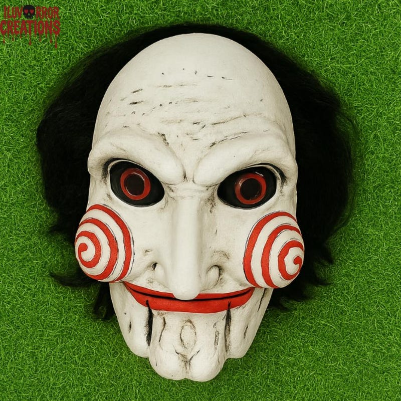 Saw Movie Jigsaw Mask - Etsy