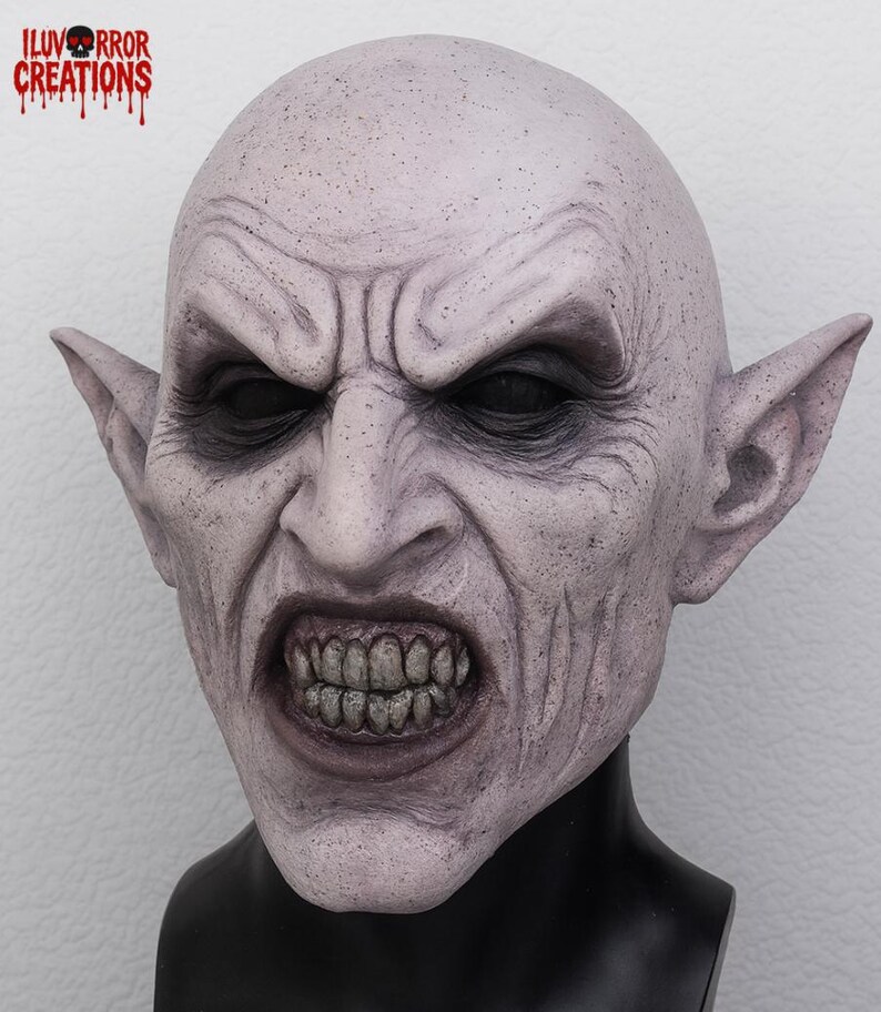 Nosferatu Vampire Mask, Realistic Horror Mask, Scary Halloween Mask ...