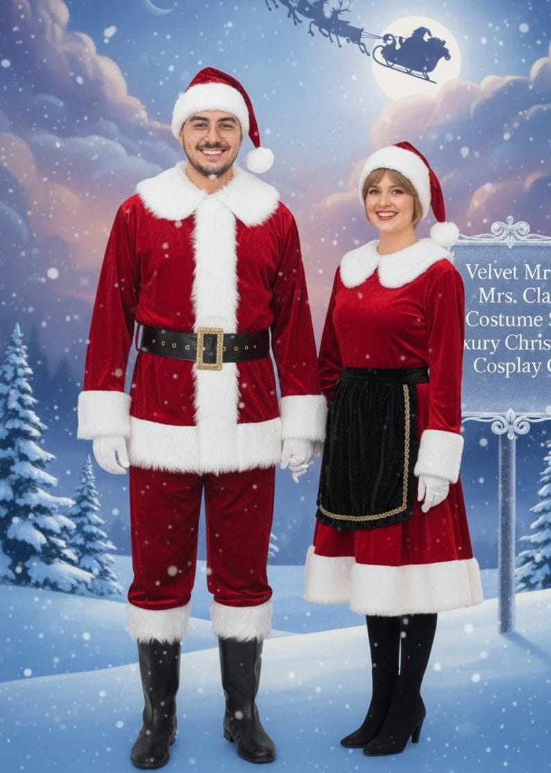 Mr And Mrs Claus Costumes
