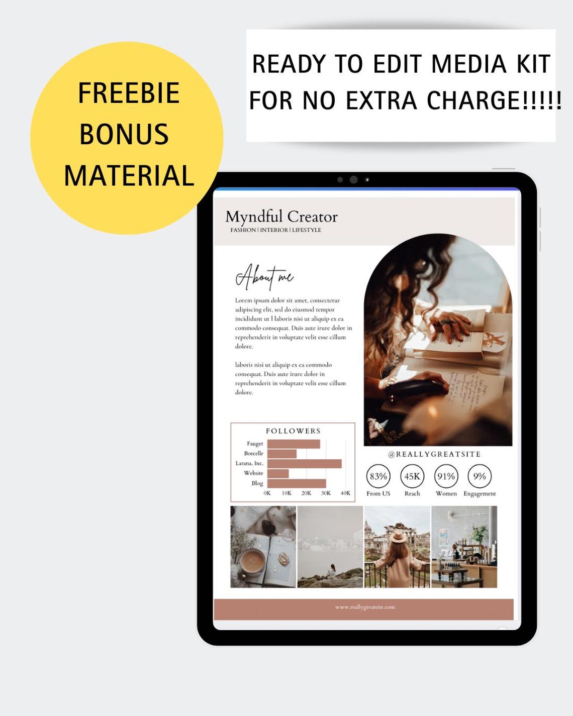 Weekly Content Calendar: Social Media Planner Canva Template (digital ...