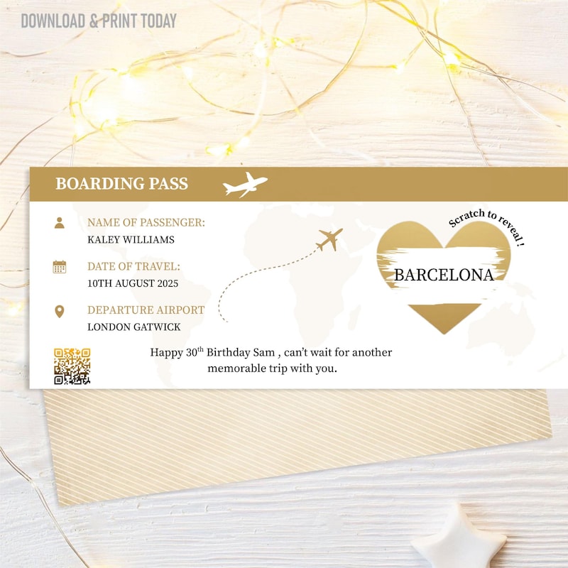 Scratch Holiday Passport - Etsy