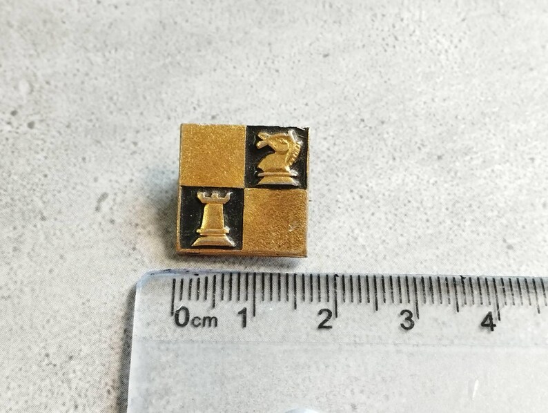 Chess Sports Badge USSR Metal Vintage Pin - Etsy