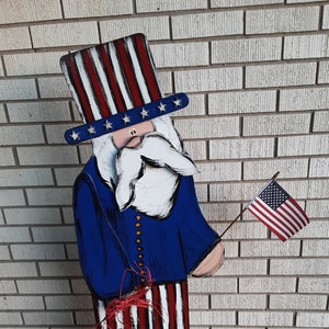 Uncle Sam Independence Day Decoration - Etsy