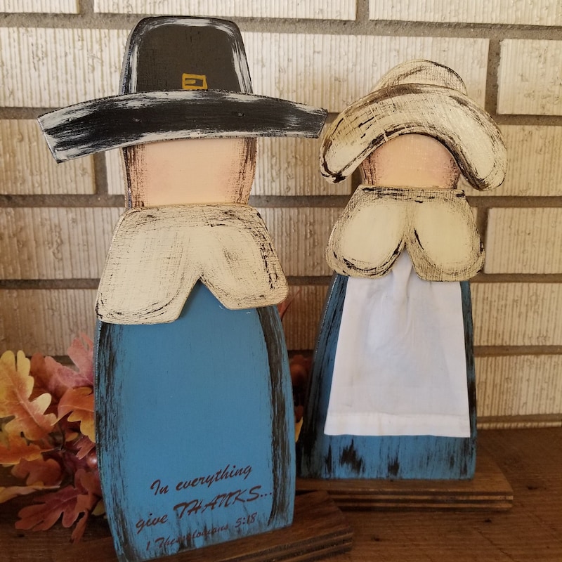 Pilgrim Figurine - Etsy