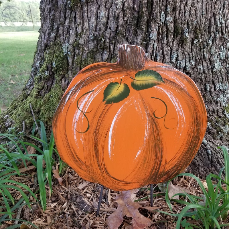 Large Wood Pumpkins - Etsy