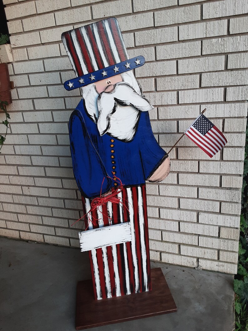 Uncle Sam Independence Day Decoration - Etsy