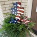Americana Stars and Stripes Forever Set; Patriotic Garden Decorations ...