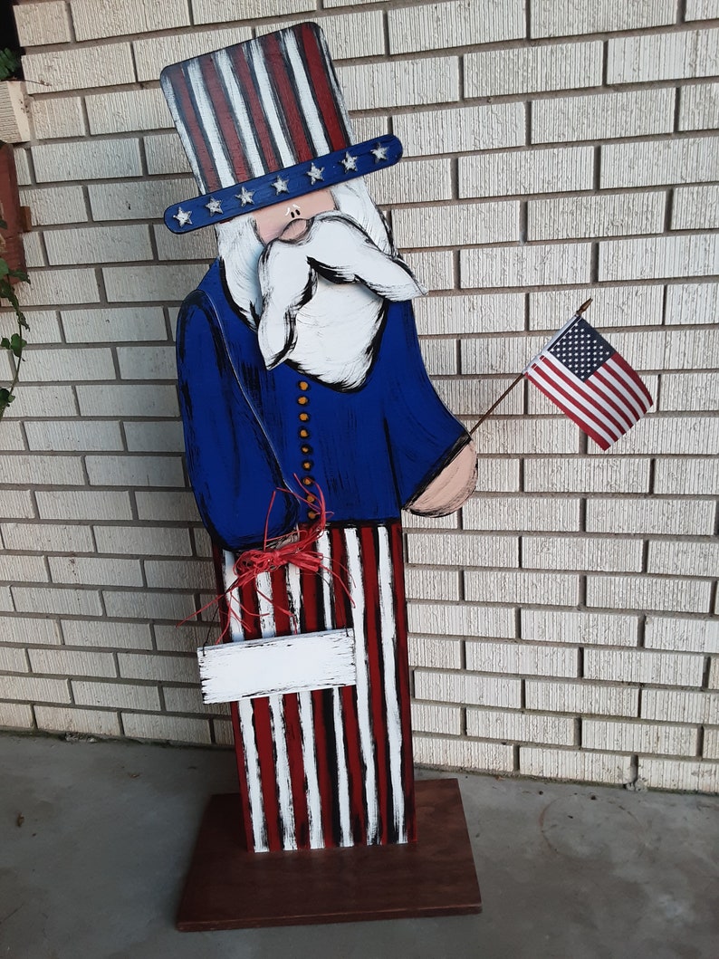 Uncle Sam Independence Day Decoration - Etsy