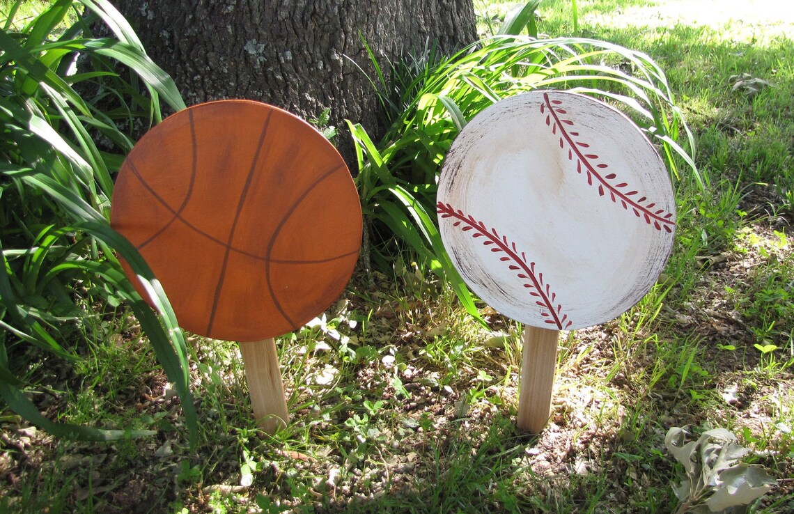 Football,baseball or Basketball Sports Yard Stake, Tailgate Party ...