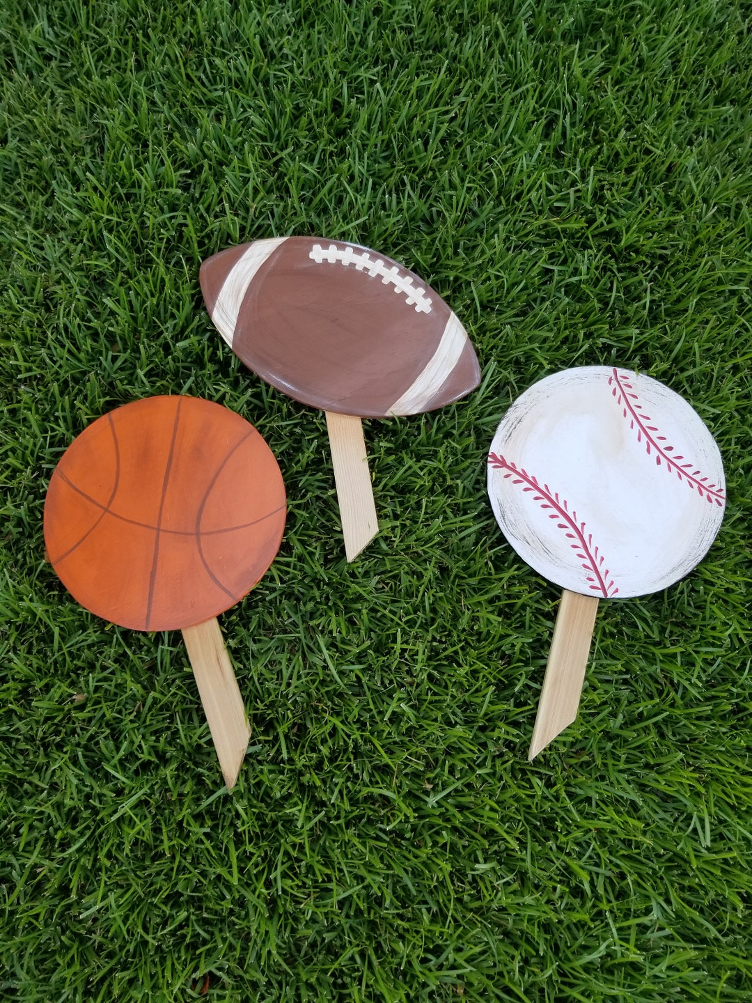Football,baseball or Basketball Sports Yard Stake, Tailgate Party ...